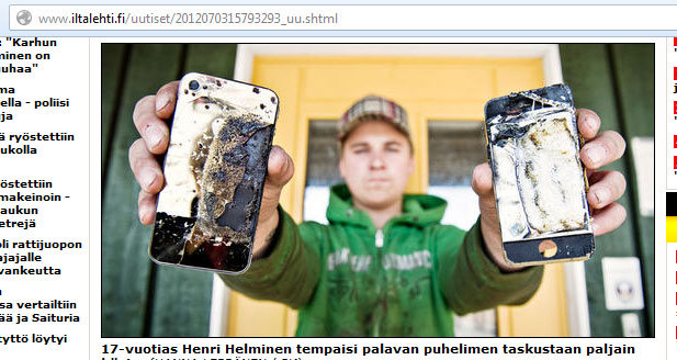 Galaxy S3 explode durante a noite, queima colchão e deixa criança ...