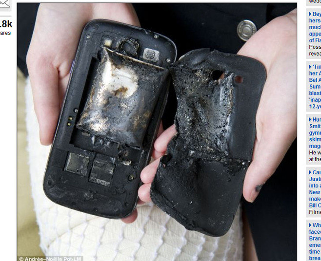 Galaxy S3 explode durante a noite, queima colchão e deixa criança ...