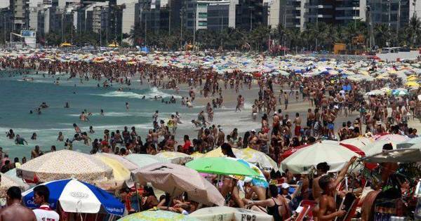 Rio tem mais um fim de semana de praias lotadas e sensação térmica ...