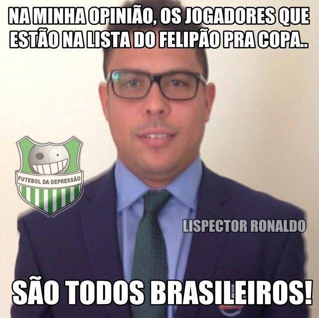 Esquecidos por Felipão são zoados e viram memes na internet - Fotos ...