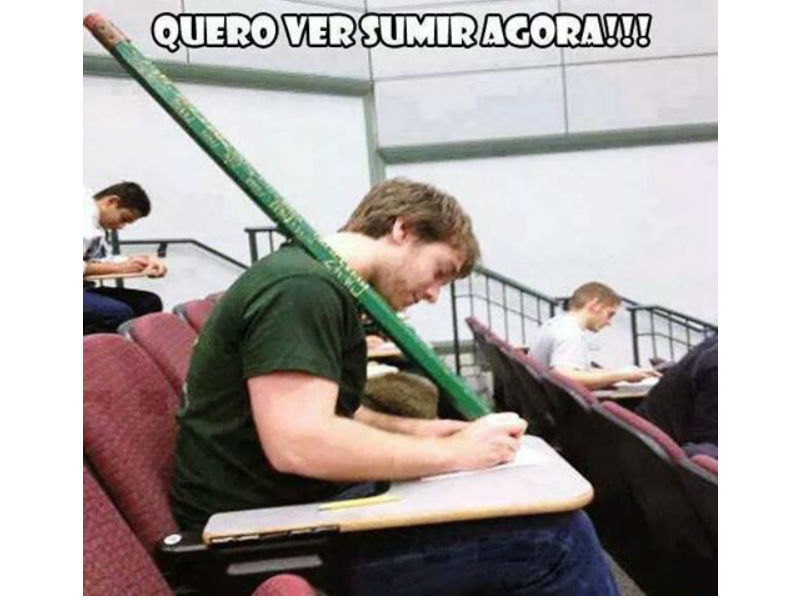 Cansado de tanto estudar? Confira memes hilários sobre provas e escolas ...