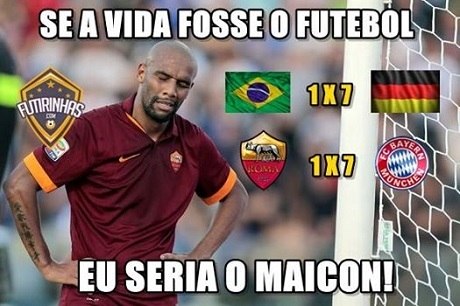 Maicon se livra de novo 7 a 1, mas ganha memes do mesmo jeito - Fotos ...
