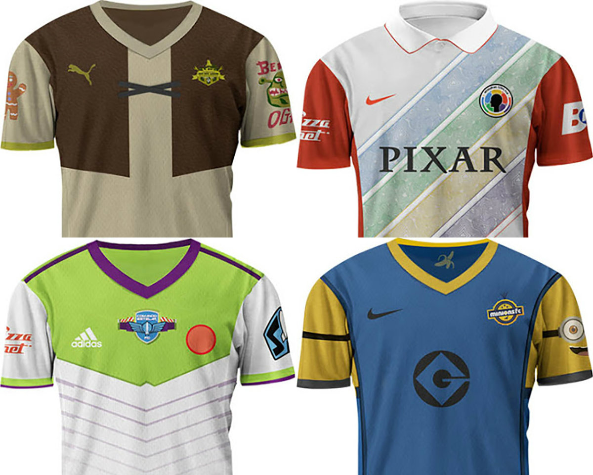 Veja como seriam os uniformes de futebol inspirados em desenhos ...