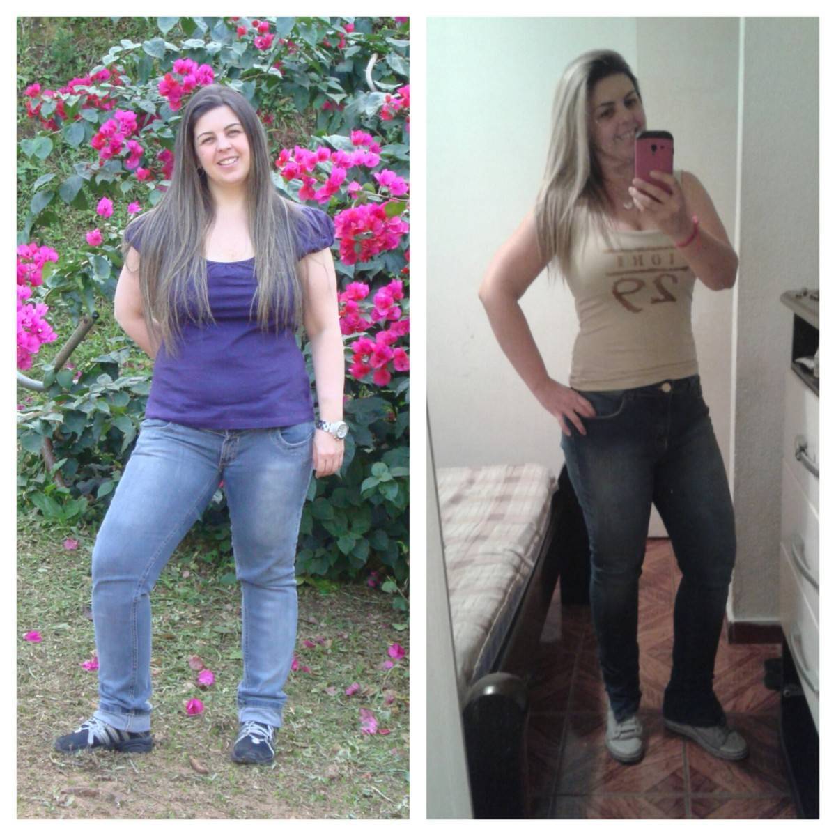 Mulher que chegou a pesar quase 100 kg emagrece sem ajuda de cirurgia ...