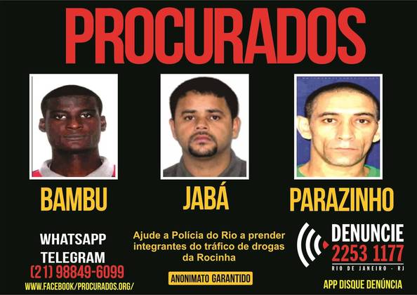 Disque Denúncia Divulga Cartazes De Procurados Em Operação Integrada