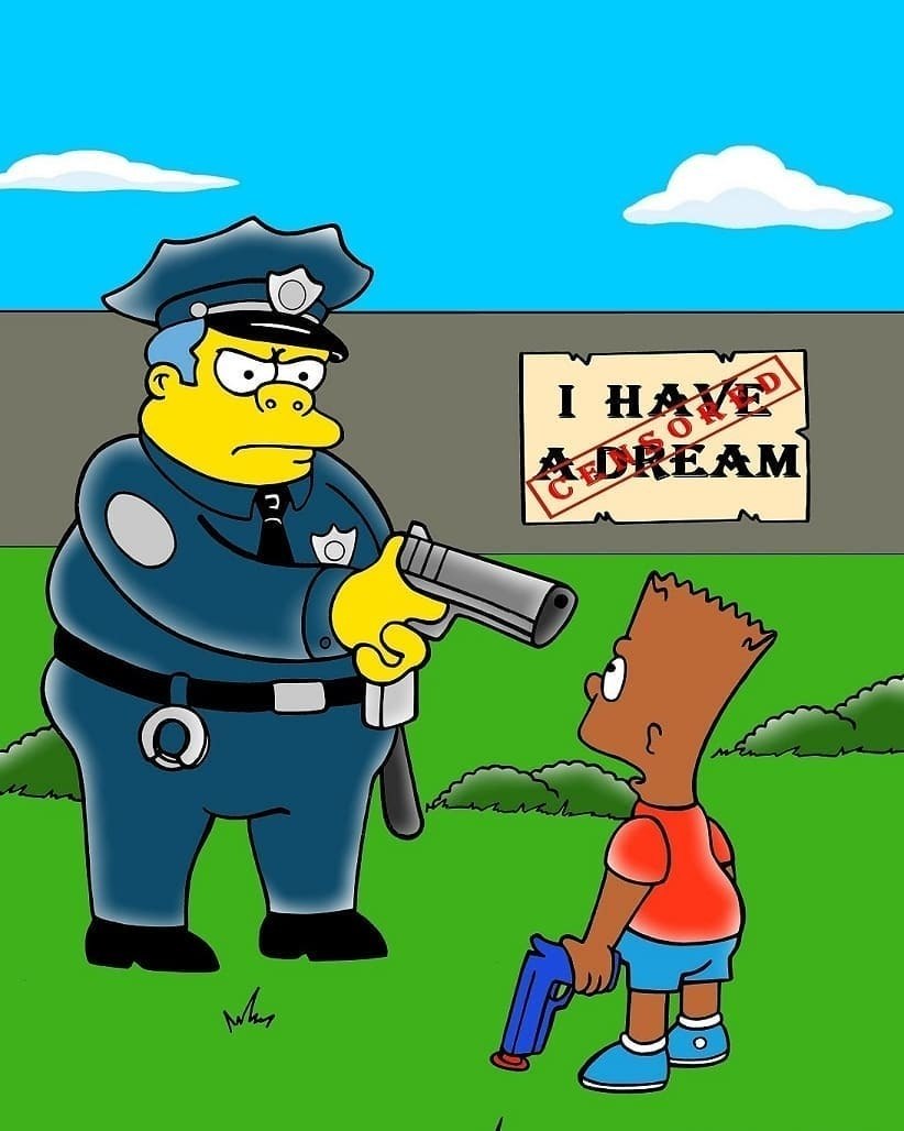 Artista muda cor dos 'Simpsons' para homenagear George Floyd - Fotos ...