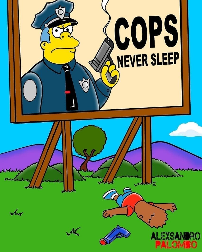 Artista muda cor dos 'Simpsons' para homenagear George Floyd - Fotos ...