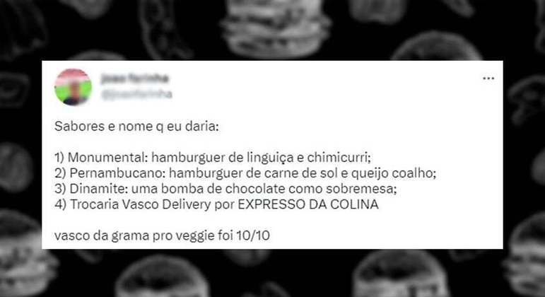 Vasco lança hamburgueria e sanduíches viram meme para os rivais ...