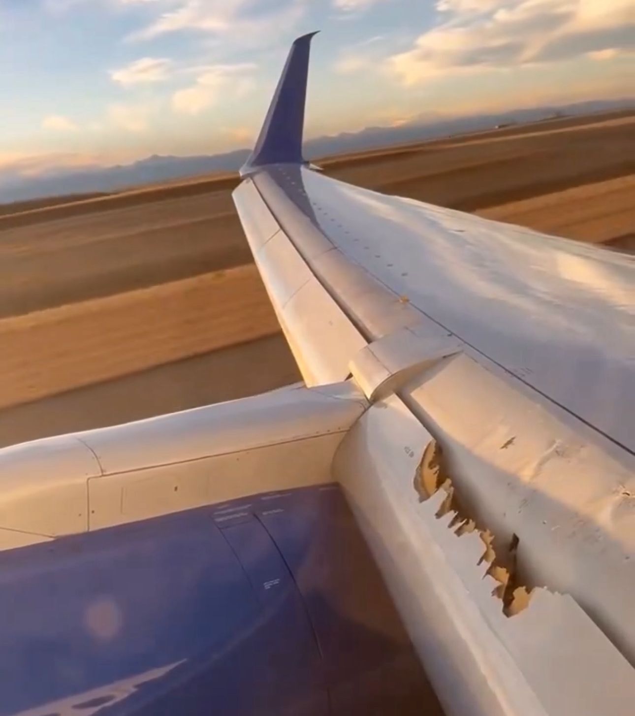 Asa danificada faz avião com 164 passageiros pousar em emergência ...