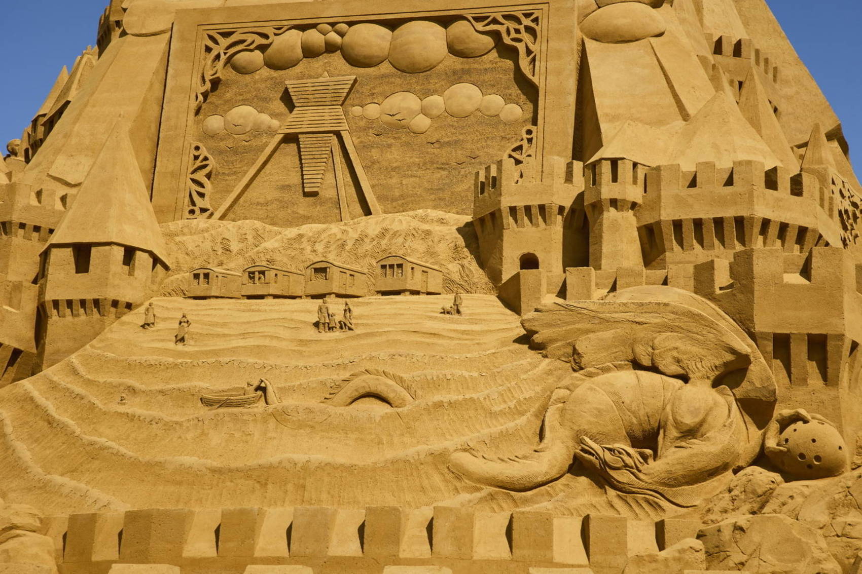 Maior castelo de areia do mundo é construído na Dinamarca - Fotos - R7 ...