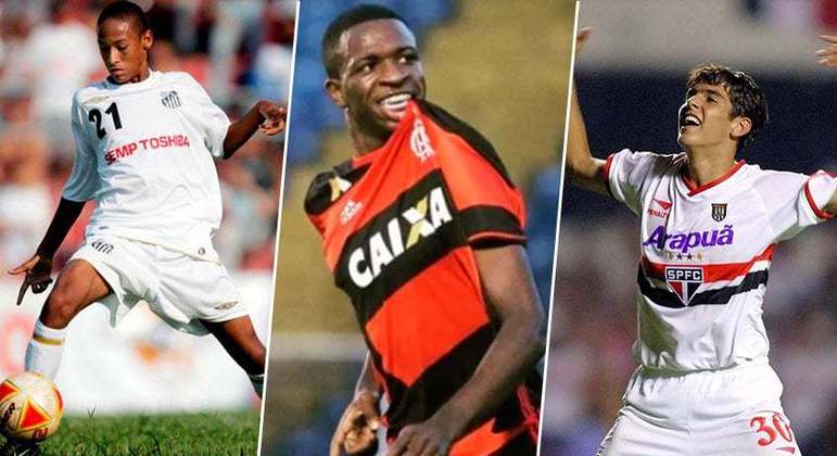Kaká, Neymar, Vini Jr… relembre craques que jogaram a Copinha neste ...