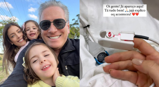 Filha de Roberto Justus é internada em Miami: 'Férias começaram bem ...