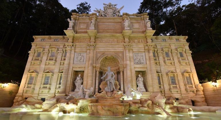Versão brasileira da Fontana di Trevi é inaugurada em Serra Negra (SP ...