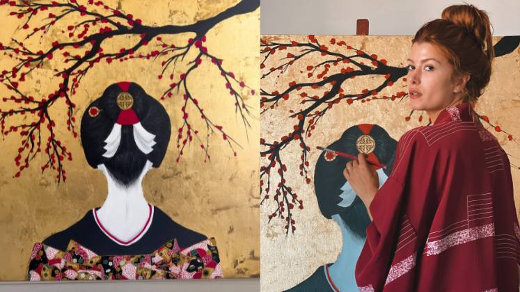 Atriz Gabi Busich revela como se descobriu nas artes plásticas ...