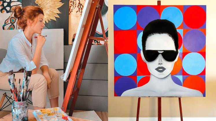 Atriz Gabi Busich revela como se descobriu nas artes plásticas ...