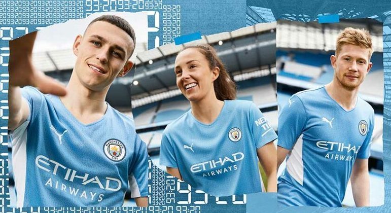 Manchester City lança camisa com homenagem a gol histórico de Agüero ...