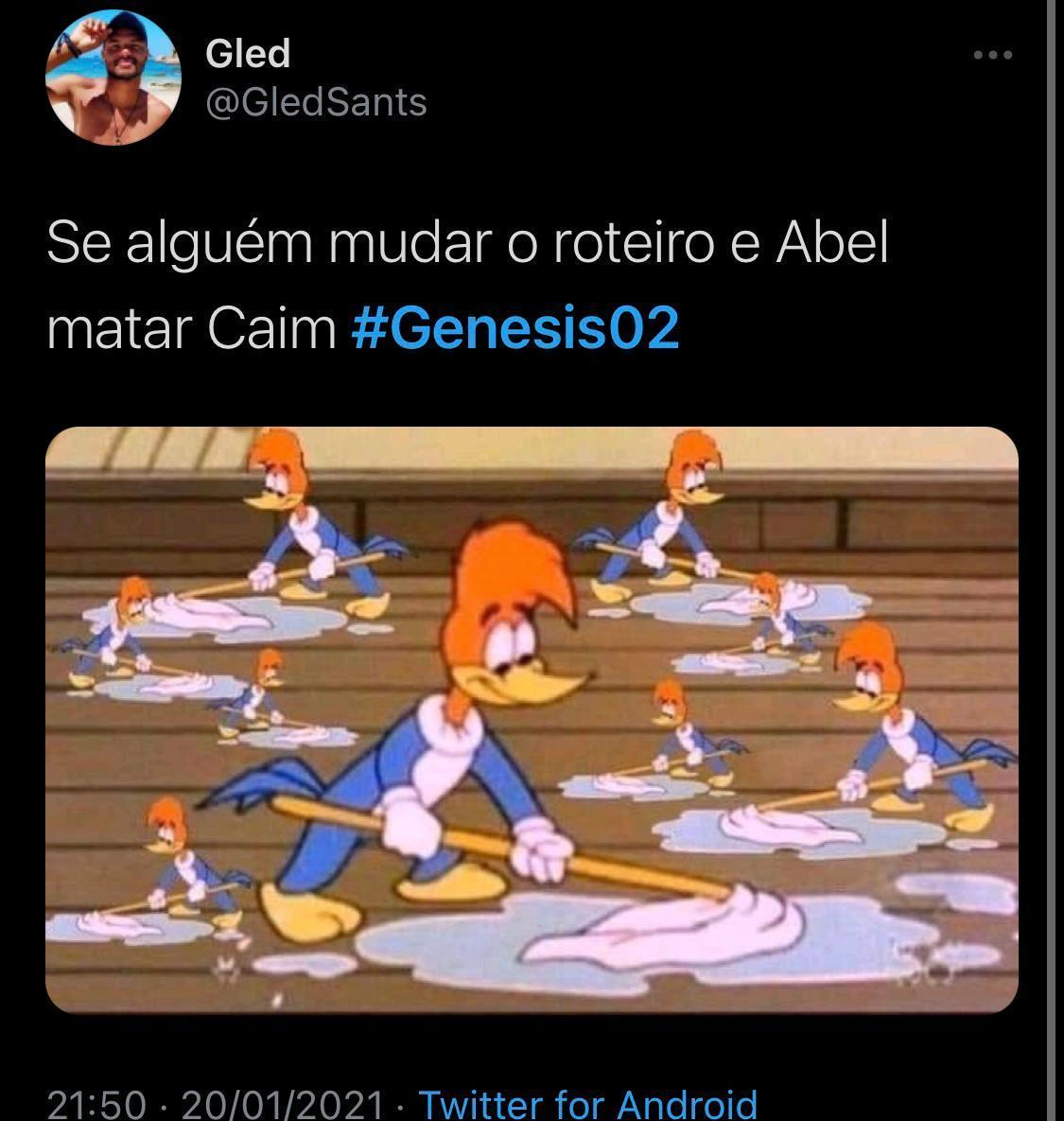 No segundo capítulo de Gênesis, filhos de Adão e Eva rendem memes na ...