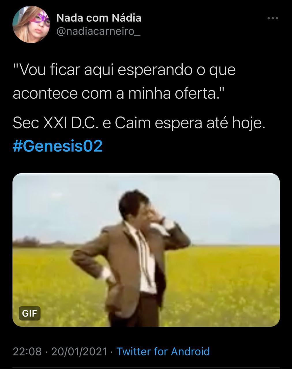 No segundo capítulo de Gênesis, filhos de Adão e Eva rendem memes na ...
