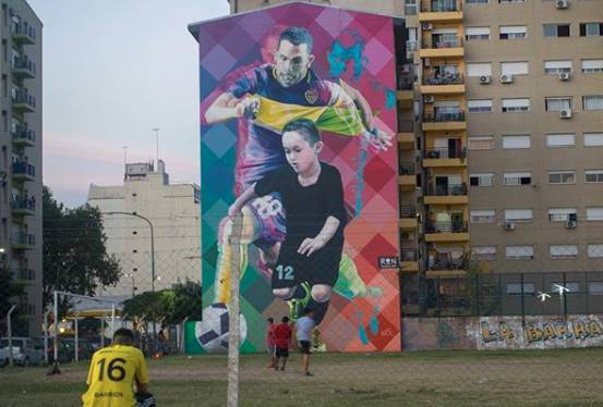 Uma pintura! Veja grafites de atletas retratados nas paredes - Fotos ...