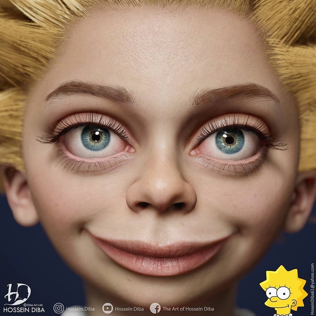 'Simpsons' ganha versão realista em trabalho de artista turco - Fotos ...