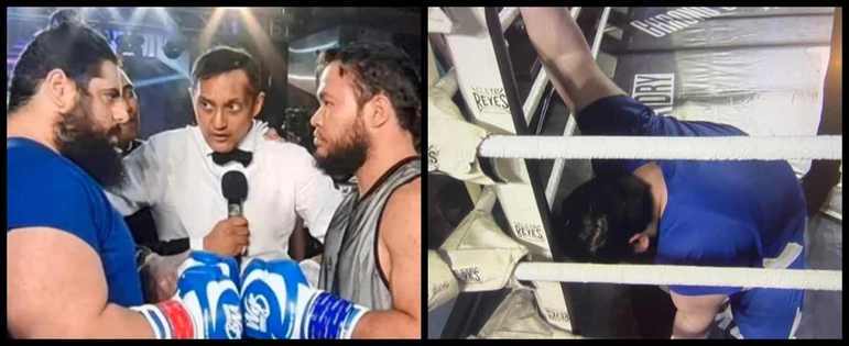 Hulk Iraniano passa vergonha com nocaute em primeira luta no boxe ...