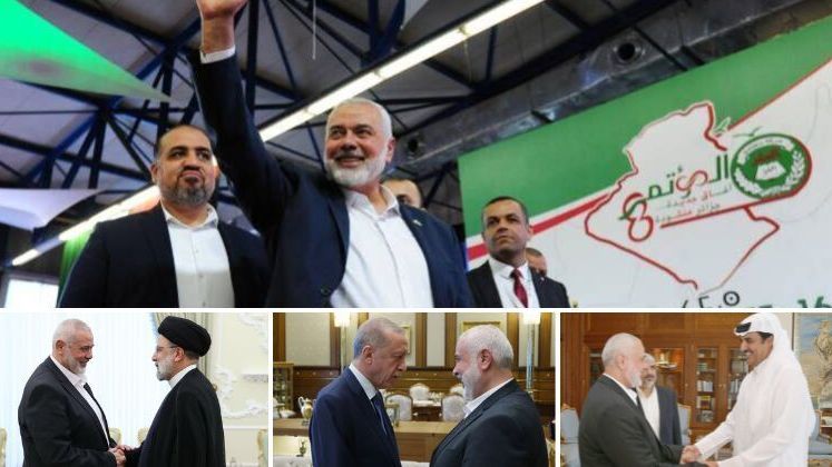 Riquíssimo e apoiado por Catar, Turquia e Irã, líder político do grupo ...