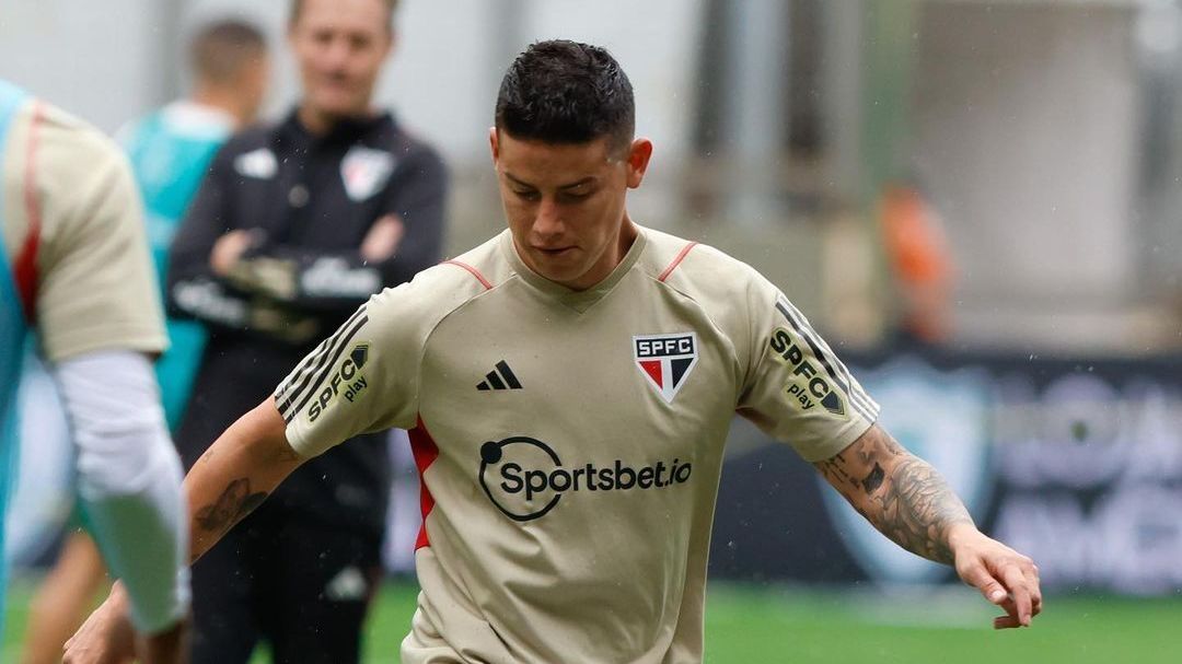 James treina com o São Paulo e deve retornar contra o Santos - Esportes ...