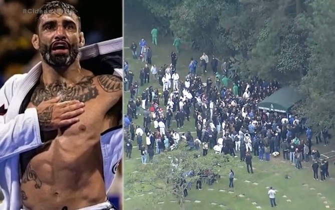 Leandro Lo é enterrado em SP, e amigos usam quimono no adeus; veja ...