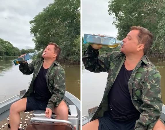 Sunga, regata e pescaria: a vida simples de Leonardo em fazenda - Fotos ...