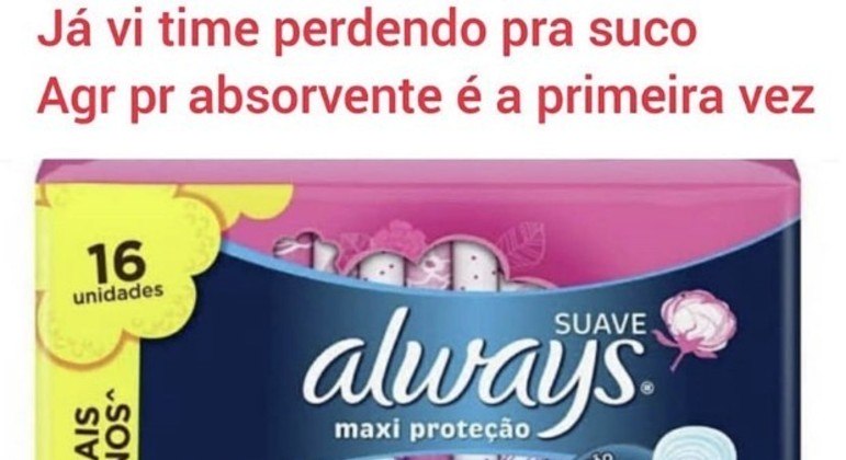 Inter perde para time com nome de marca de absorvente e vira piada na ...