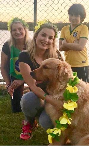 Marcela Temer em clima de Copa do Mundo - Prisma - R7 Christina Lemos