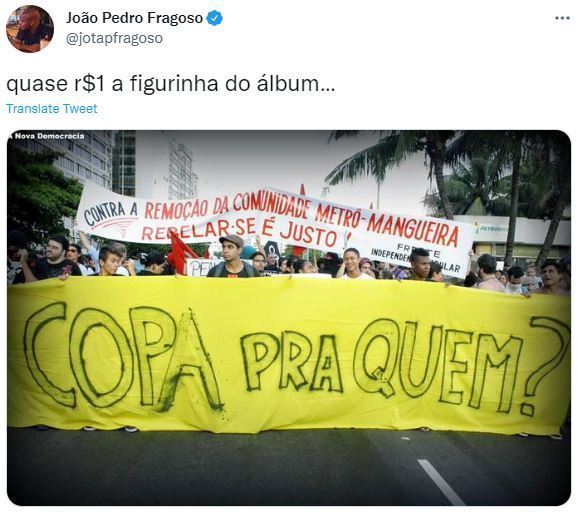 Preço das figurinhas da Copa dobra em quatro anos, revolta ...