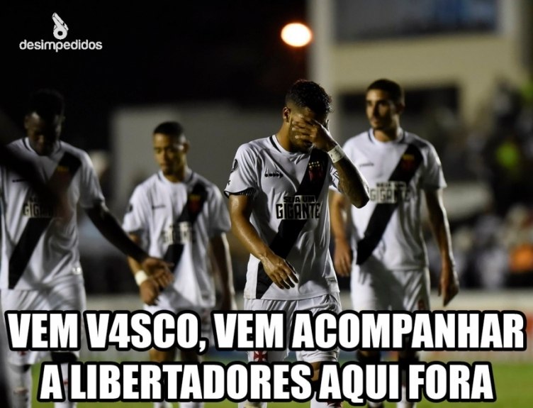 Goleado e eliminado, Vasco sofre com zoações; veja memes - Fotos - R7 Lance