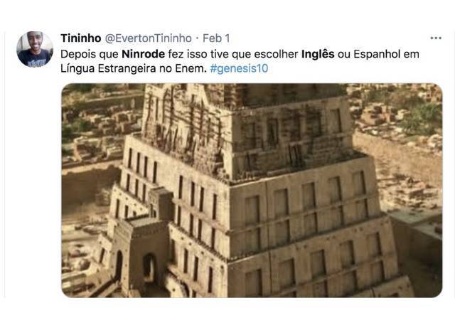 Torre de Babel chama a atenção nas redes e confusão de idiomas vira ...