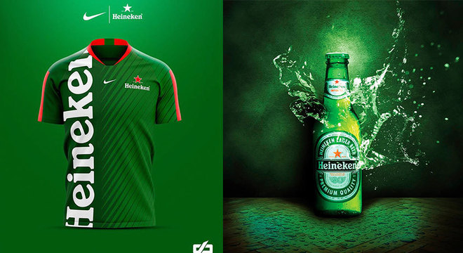 E se as marcas de cerveja ganhassem camisas de futebol? Veja aqui ...