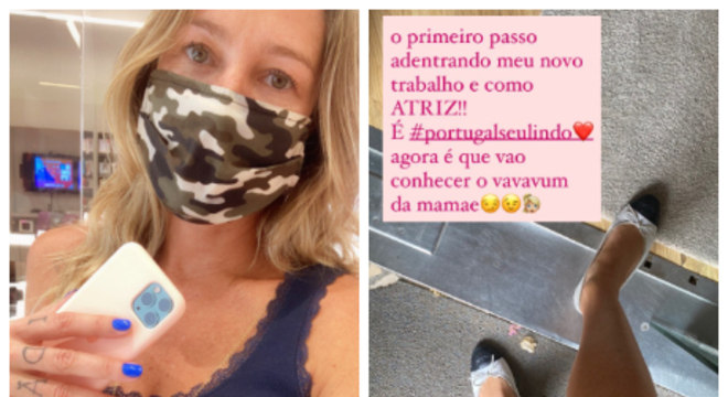 Luana Piovani comemora primeiro trabalho como atriz em Portugal ...