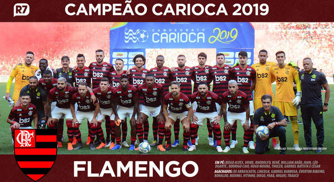 Baixe o pôster do Flamengo campeão carioca de 2019 - Esportes - R7 Futebol