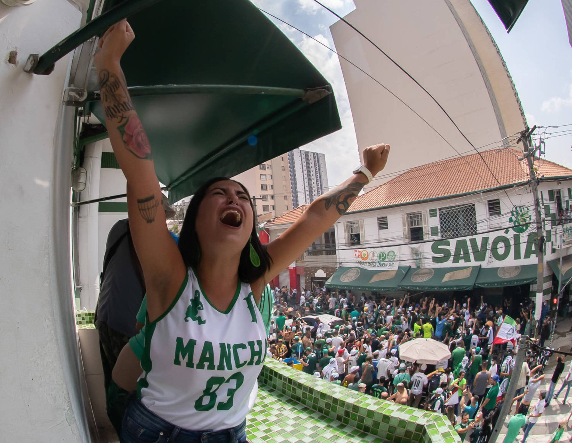 Torcida do Palmeiras comemora ida à final do Mundial; veja fotos ...