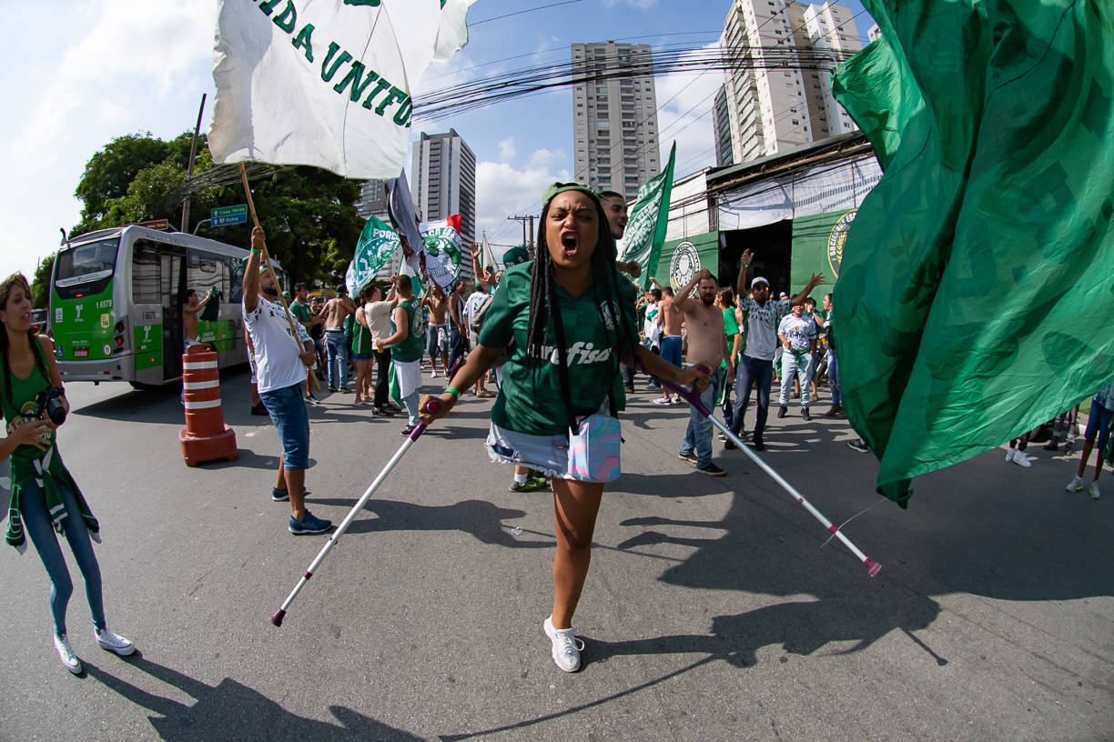 Torcida do Palmeiras comemora ida à final do Mundial; veja fotos ...