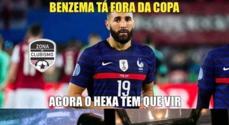 Corte de Benzema e zica da França rende memes entre os torcedores; veja ...