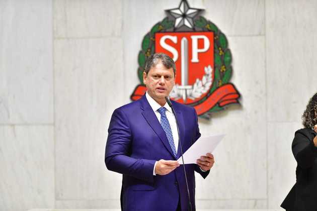 Veja imagens da posse de Tarcísio de Freitas como governador de SP ...
