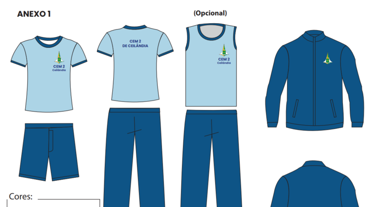 GDF divulga uniforme escolar que será obrigatório em 2023 - Notícias ...
