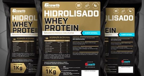Whey Protein Hidrolisado Growth Supplements (super whey) - Dietas - R7 ...